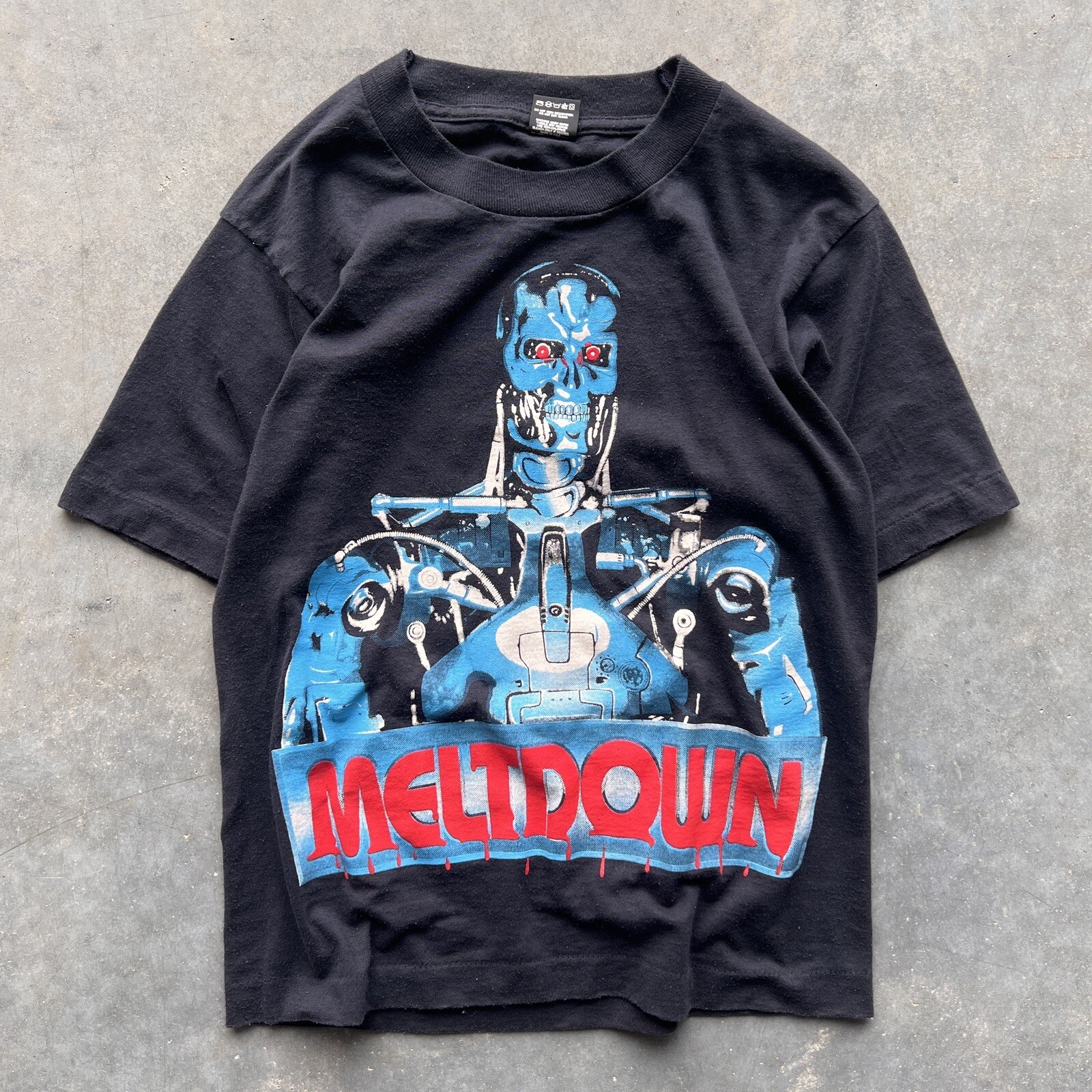 Vintage 80s Terminator Meltdown Movie Promo Rare T Sh… - Gem