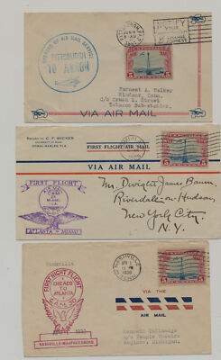 US - 3 Airmail Covers Lot # 146 | eBay