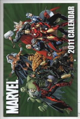MARVEL CALENDAR 2011, New, Hulk Thor Spider-man Wolverine Fantastic ...