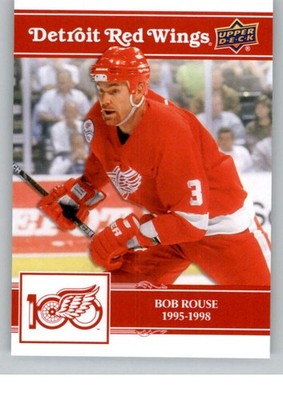 Bob Rouse 2025-26 Upper Deck Red Wings Centennial #76 Detroit NHL ID ...