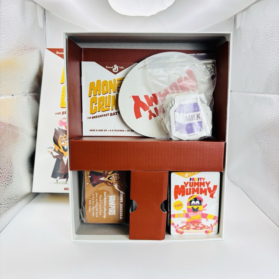 General Mills Monster Crunch! The Breakfast Game Universal Monsters ...