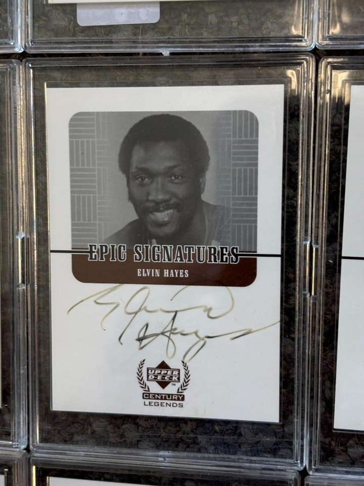 (16) 1999 Upper Deck Epic Signatures Basketball Signed Cards - Hall of ...