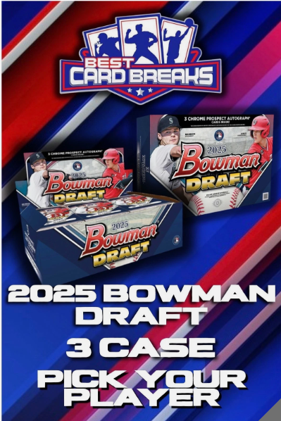 Briggs McKenzie 2025 Bowman Draft THREE CASE (20 box) PYP Break #3 | eBay