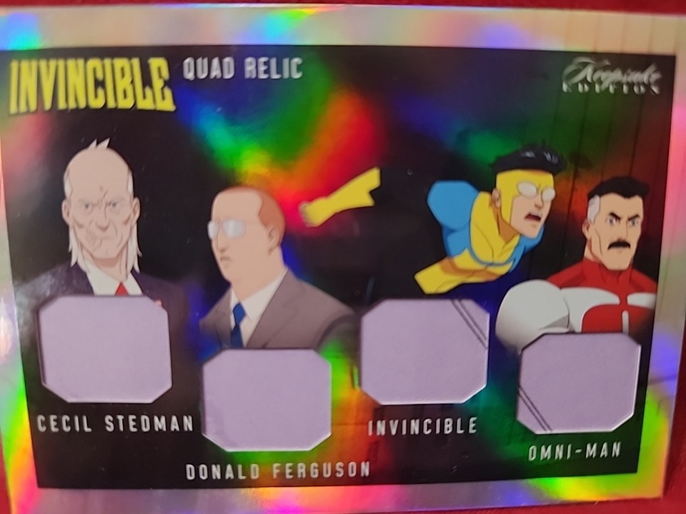 Invincible Keepsake Card Quad Relic Comic Patch #543 Omni Man Plus 10 ...