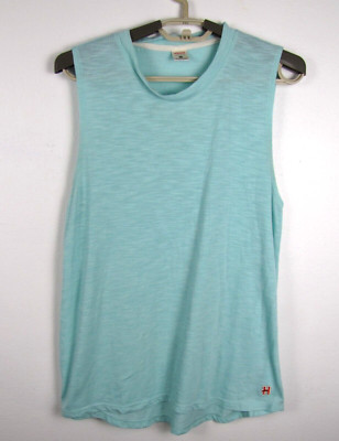 Homage Size Medium Blue Sleeveless Crew Neck Made in USA Tank Top | eBay