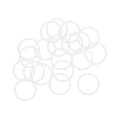 Silicone O-Rings 18mm OD, 15mm ID, 1.5mm Width, Seal Gasket White 20Pcs ...