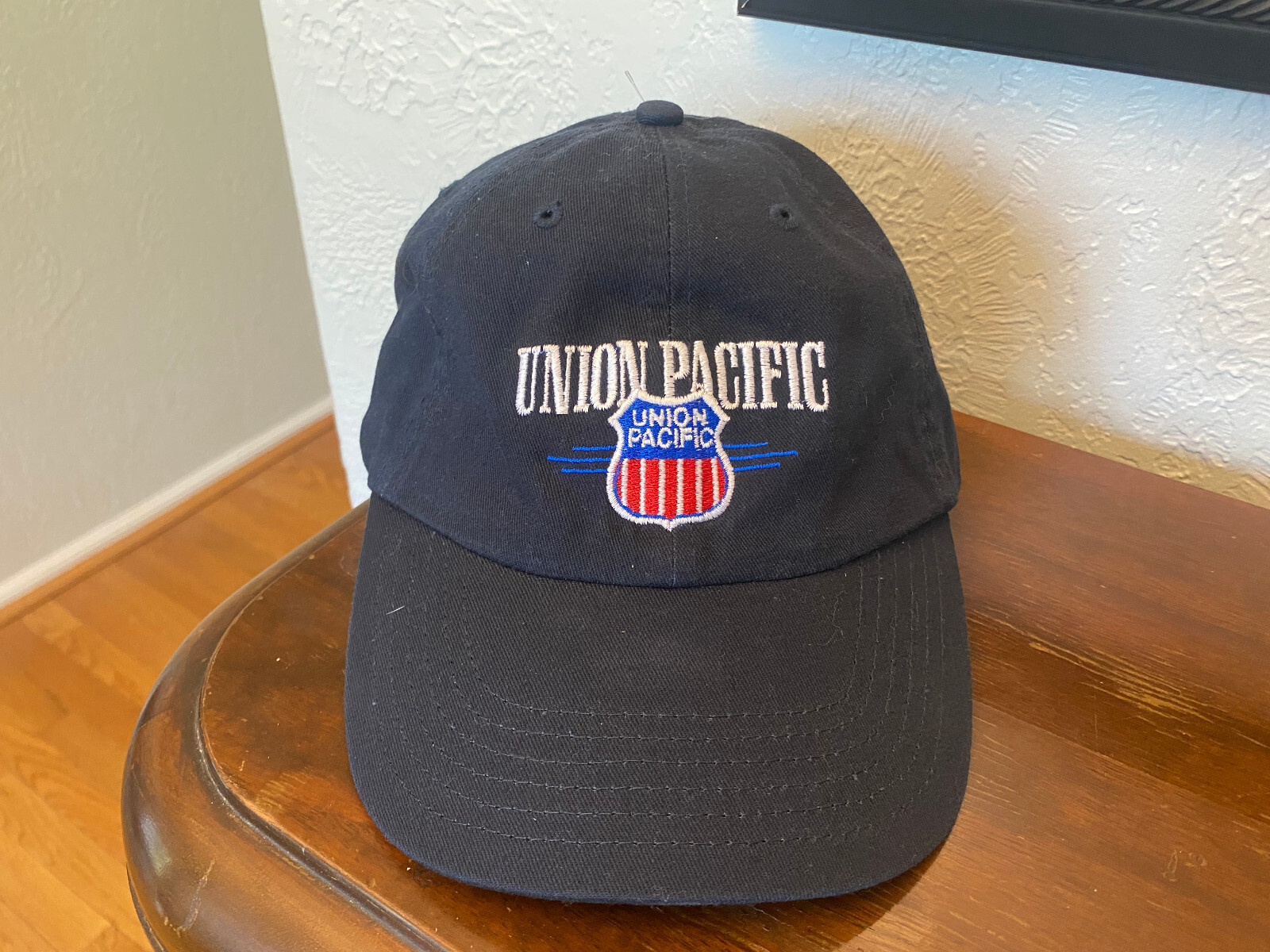 Union Pacific Railroad Embroidered Adult Baseball Cap… - Gem