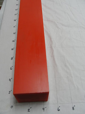 POLYURETHANE/URETHANE SHEET 4" x 4" x 25" 60 Duro A RED #2411 | eBay