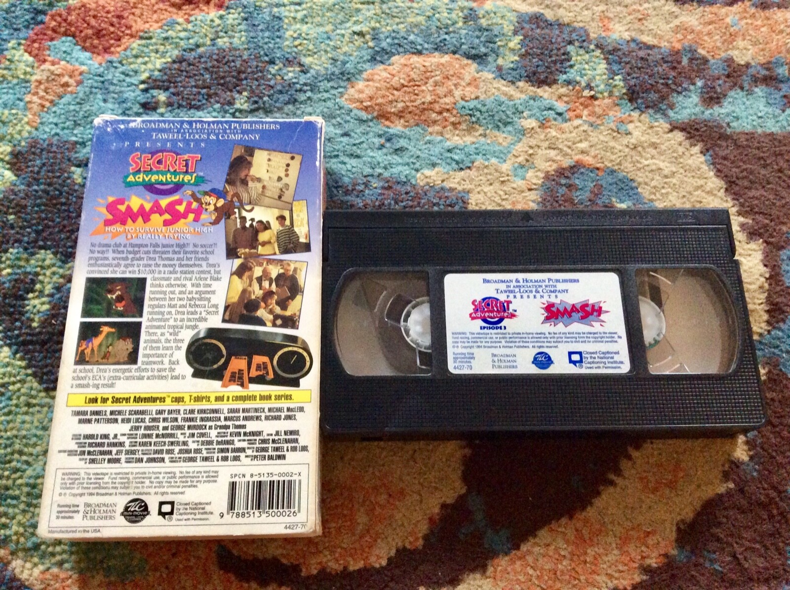 SMASH SECRET ADVENTURES VHS 1994 How To Survive Junior High By Really ...