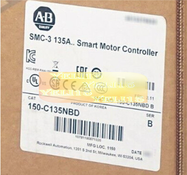 Allen Bradley 150-C135NBD SMC 3 135A 3-Wire Smart Motor Controller for ...