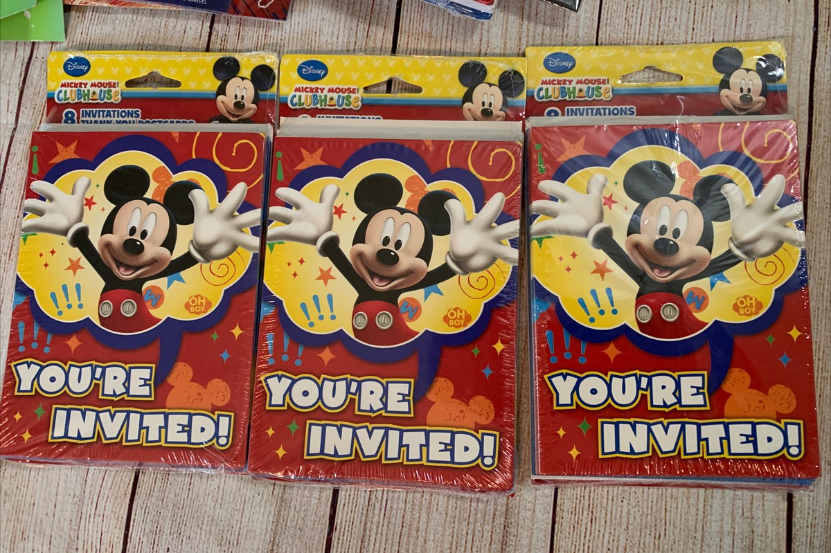 Mickey Mouse Clubhouse Invitations Tickets Director Jewels: Mickey