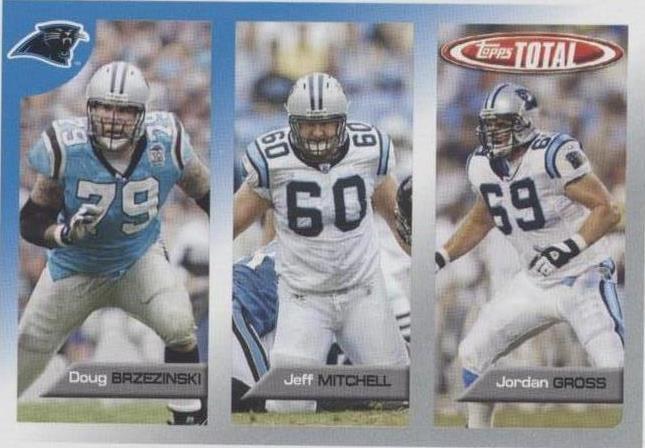 2005 Topps Total Doug Brzezinski Jeff Mitchell Jordan Gross #384 for ...