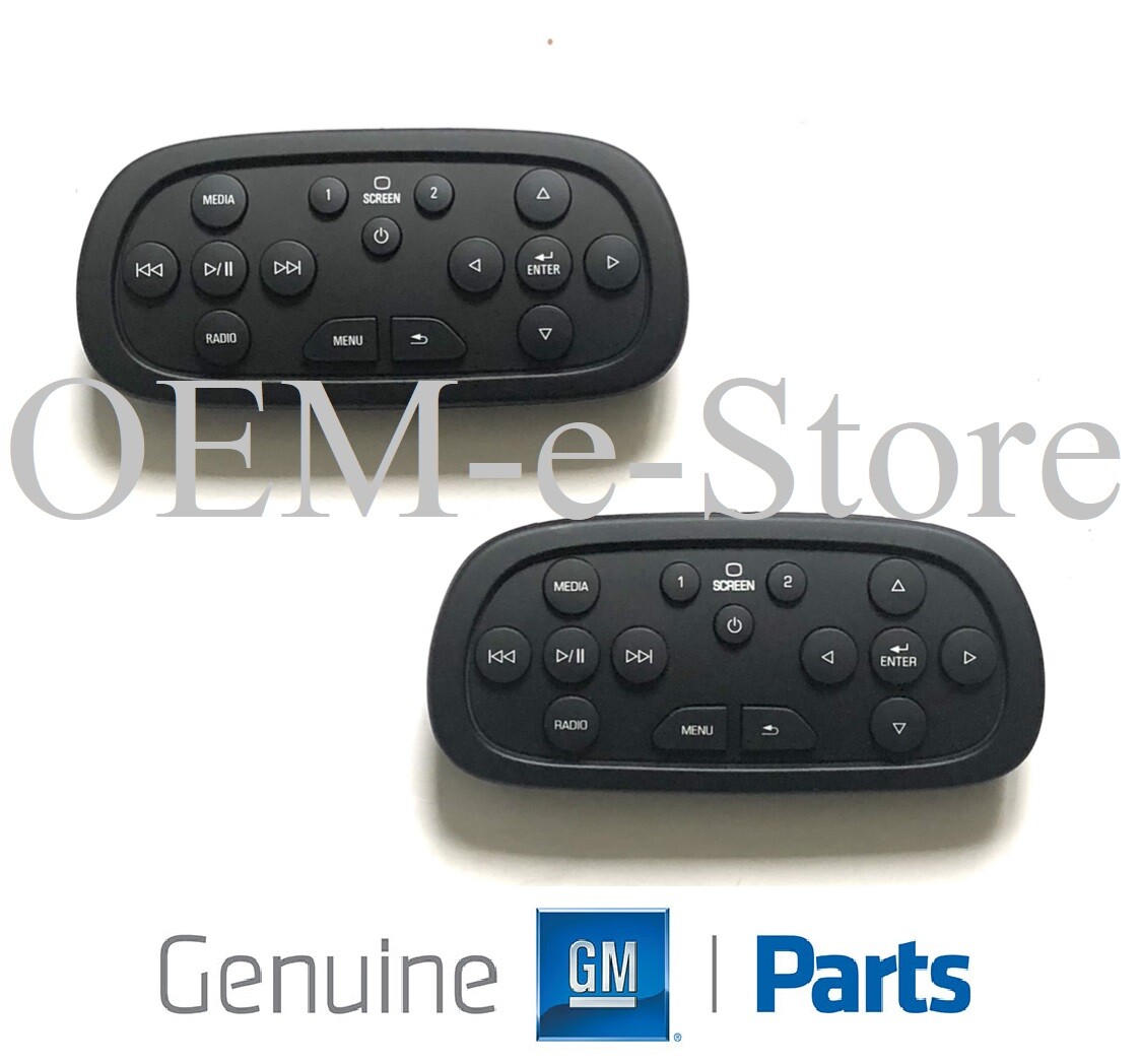 2017-2022 Chevrolet Suburban Tahoe Rear Entertainment 2 Headphones + 2 ...