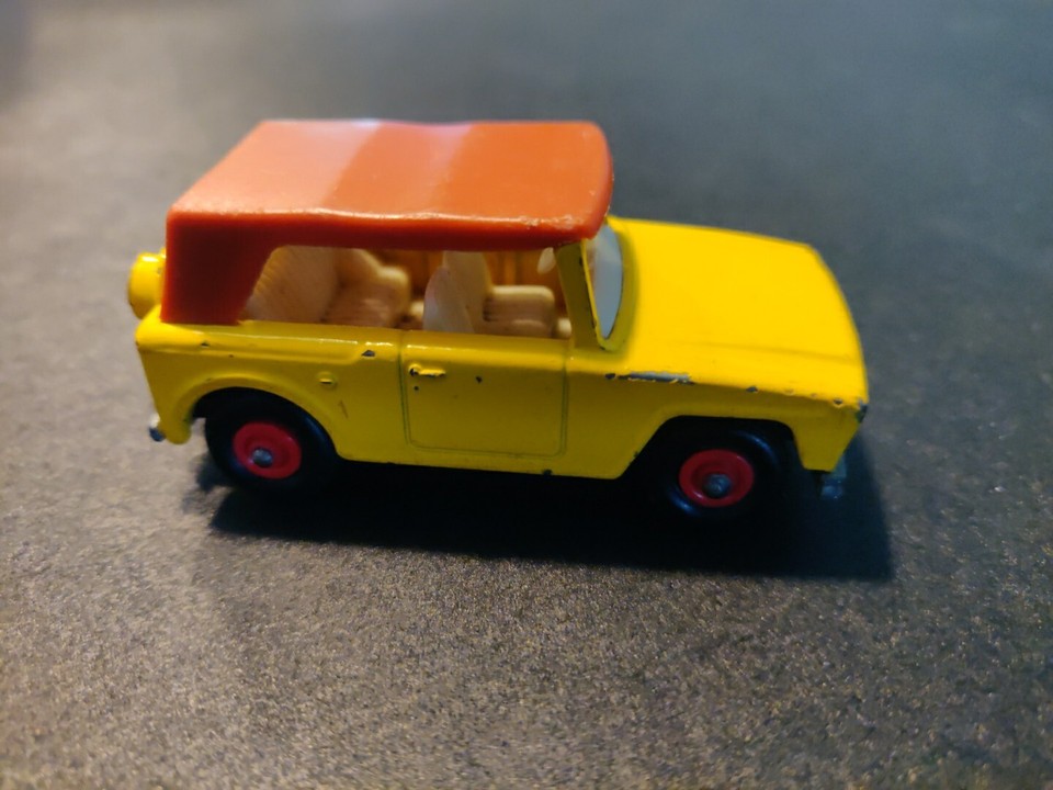 Vintage 1969 Lesney Matchbox Series No. 18 Field Car Yellow Diecast Car ...