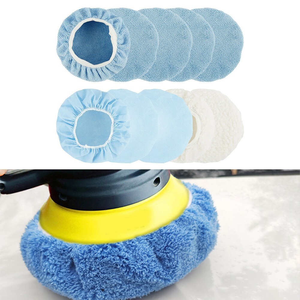 Durable Microfiber Soft Wool Wax Buffer Cover for Auto Bonnet 9 to10 ...