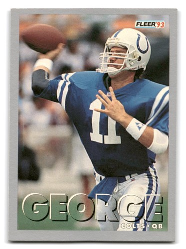 Jeff George 1993 Fleer FOOTBALL #478 Indianapolis Colts | eBay