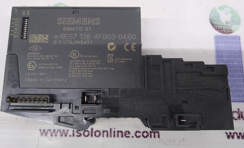 Siemens Simatic S7 6ES7 138-4FB03-0AB0 PROFIsafe W/ Base WDM /C4 DC24V ...