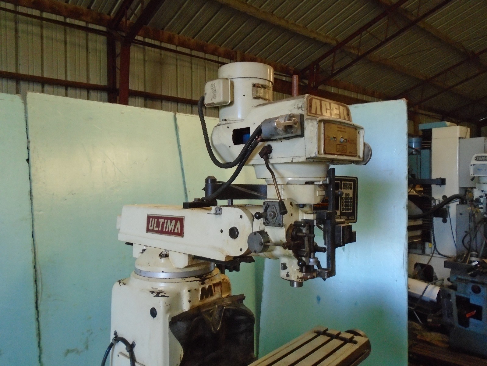 Prototrak CNC ACER KNEE MILLING MACHINE W/ SWI PROTOTRAK AGE 2 CONTROL ...