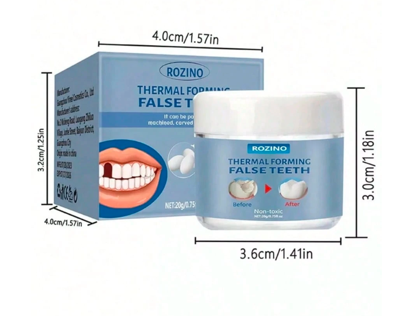 Temporary Tooth Repair Kit Fix Broken Teeth And Fills Gaps Non Toxic uk ...