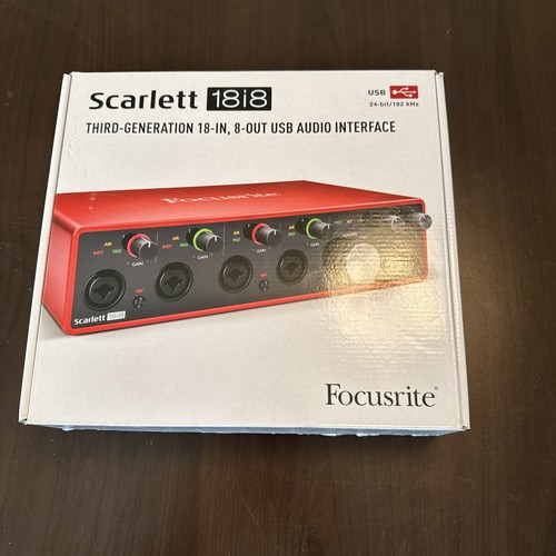Focusrite Scarlett 18i8 3rd Gen USB Audio Interface | eBay