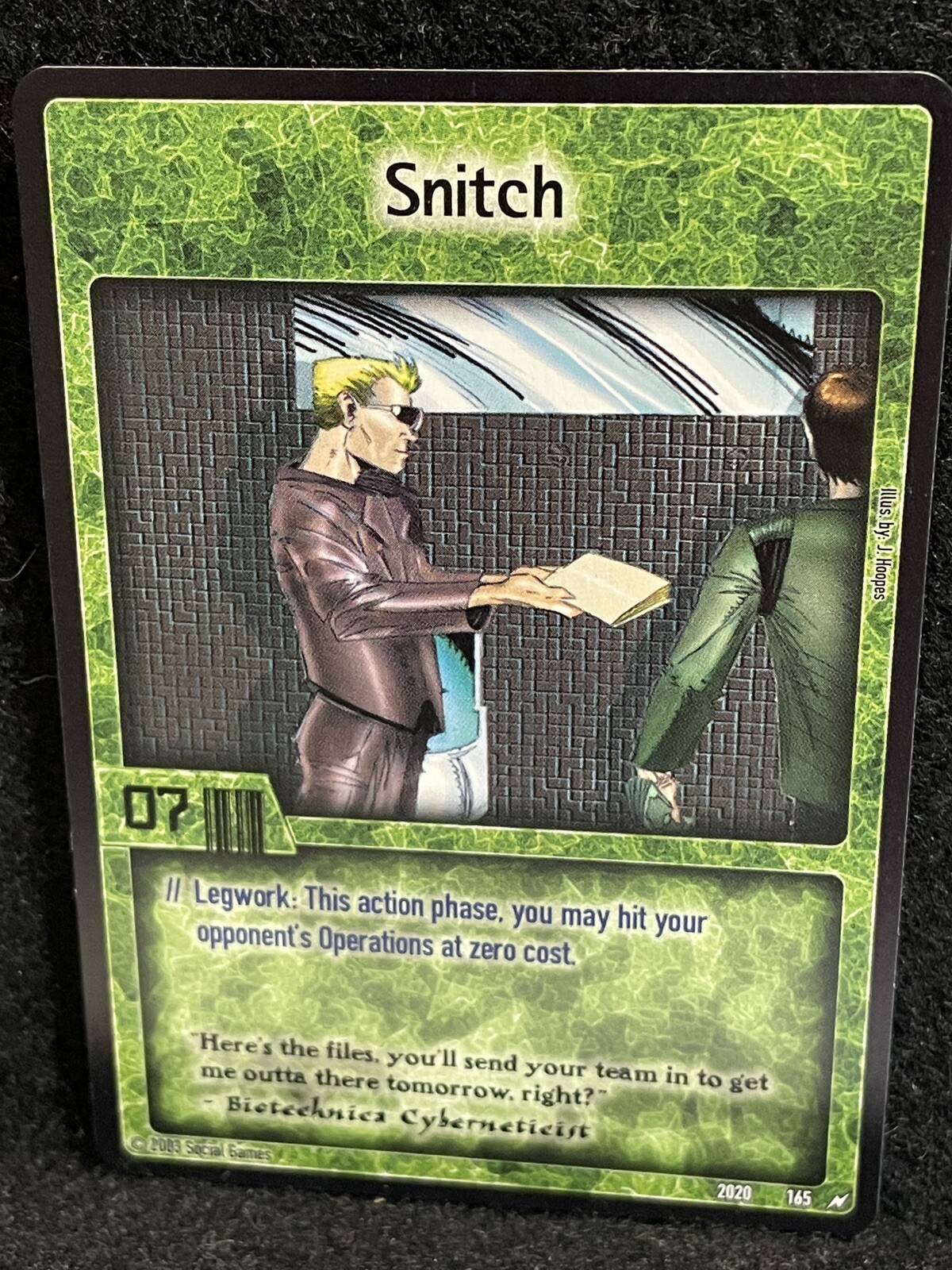 Cyberpunk 2020 CCG - Rare # 165 Snitch | eBay