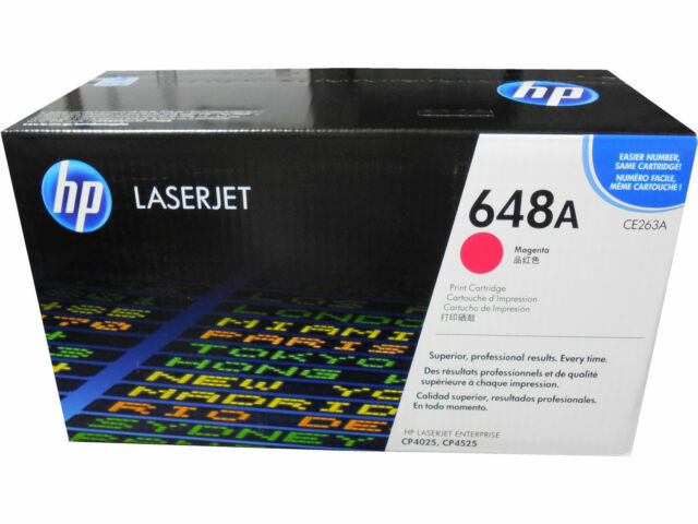 HP 648A (CE263A) Magenta Laser Toner Cartridge 884420186861| eBay