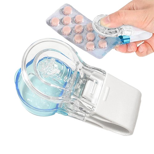 2x Portable Pill Taker Remover Tablet Pills Blister Pack Opener ...