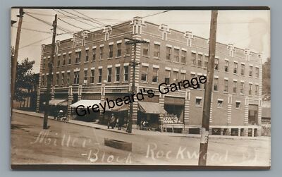 RPPC Miller Block Store ROCKWOOD PA Somerset County Real Photo Postcard ...