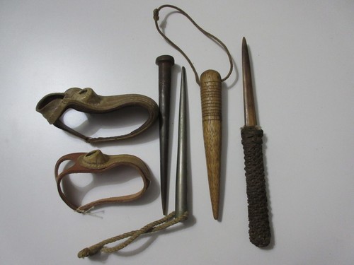 ANTIQUE NAUTICAL RIGGING / SAIL MAKING / ROPE SPLICING TOOLS | eBay