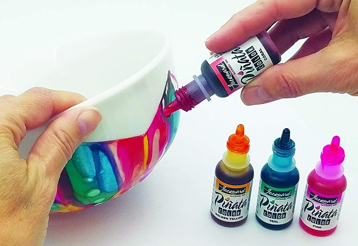 5 NEW COLOURS Jacquard Pinata Alcohol Inks Paint Resin Art Glass Wood ...