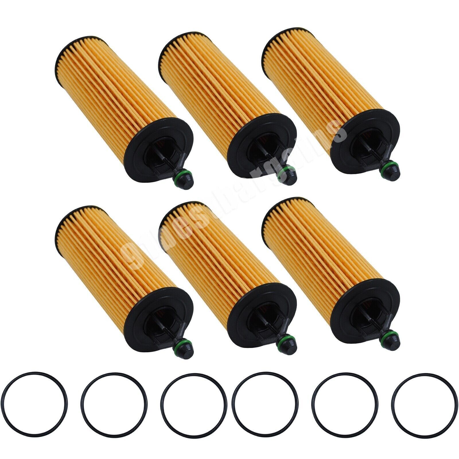 6 Pcs 68191349AC Oil Filte Mopar Chrysler Jeep Dodge RAM 3.2L 3.6L V6 ...