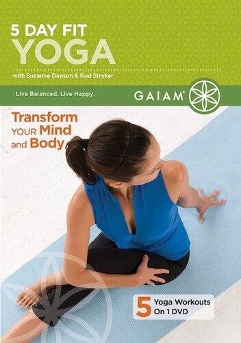 5 DAY FIT YOGA - Transofrm Your Mind & Body - Gaiam DVD NEW/SEALED ...