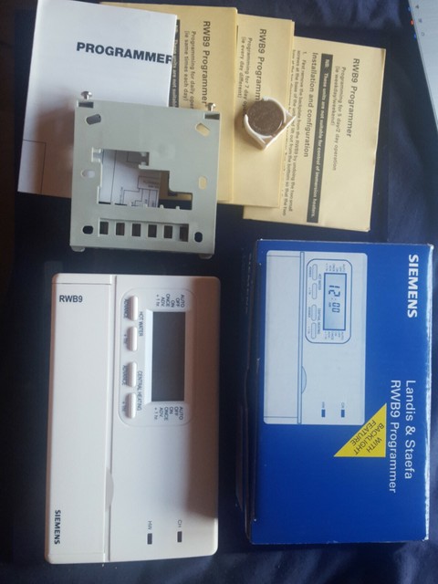 Siemens RWB9 Dual Channel Heating Programmer RWB 9 for sale online | eBay