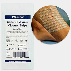 10 Pack Sterile Skin Closure Steri Strips Butterfly Stitches 3 x 75mm ...