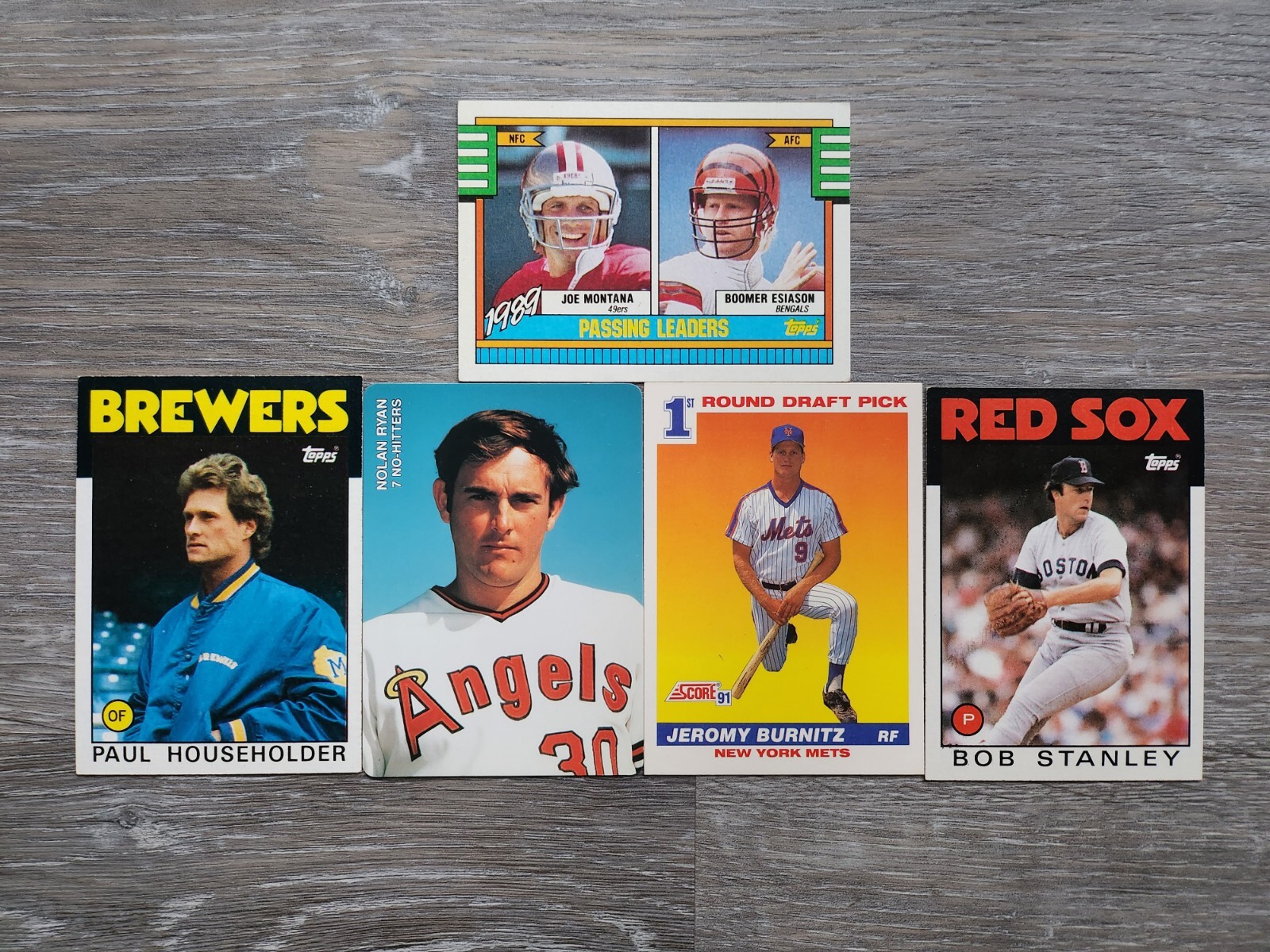 Vintage BASEBALL & FOOTBALL Trading Card Lot of 163 | eBay