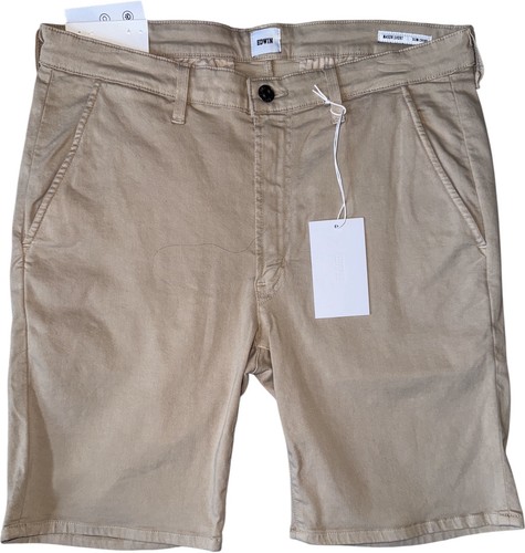 Edwin Denim Mason Endurance Slim Chino Shorts Oyster Size 30 - 8 ...