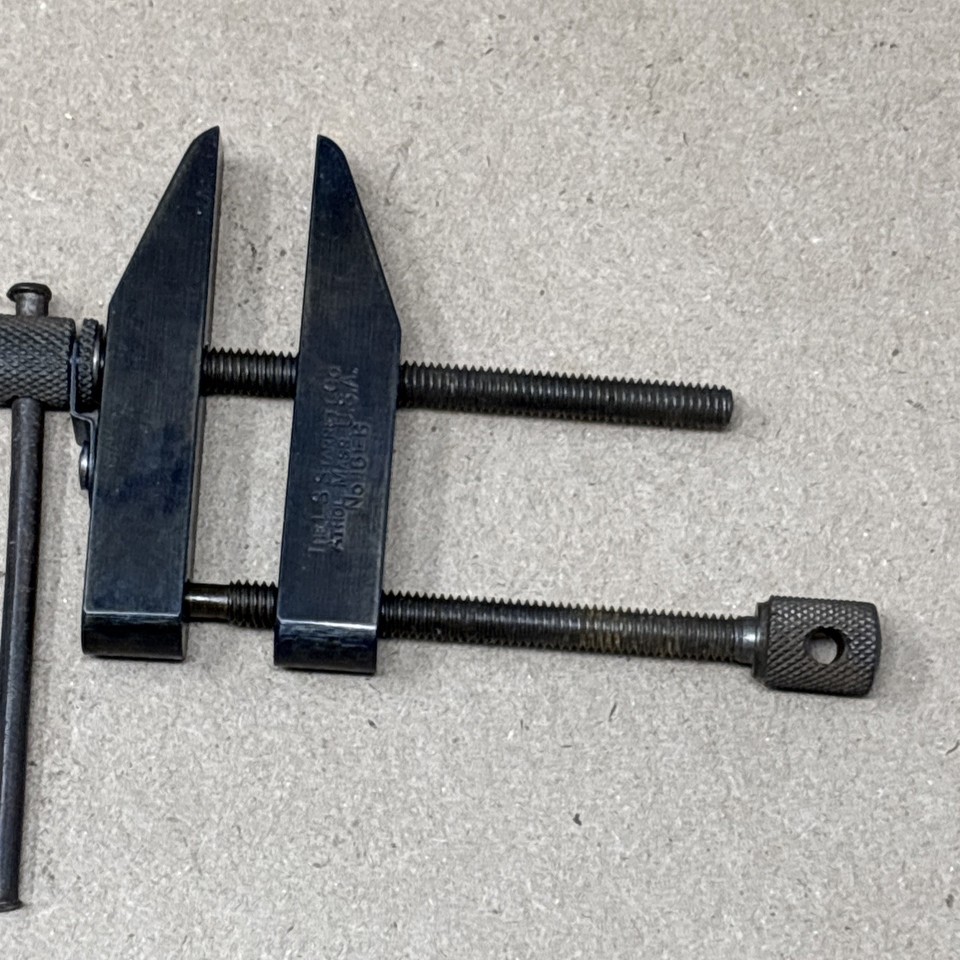 Vintage L.S. Starrett Co. #161-D &161-B Parallel Clamps Machinists Tool ...