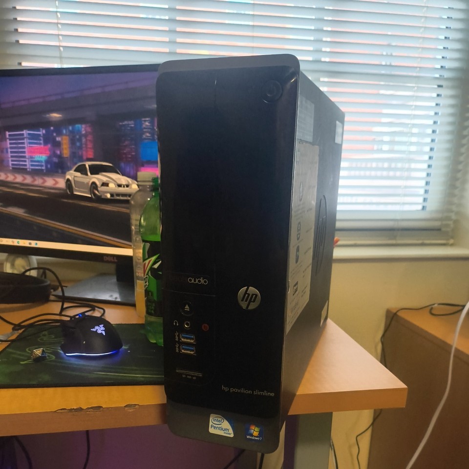 Hp Pavilion Slimeline sff desktop pc With Intel i7 3rd gen, 6gb Ram ...