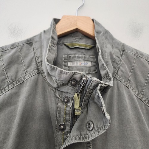 Carbon 2 Cobalt Jacket Mens Large Gray Fatigue Utility Field Coat Full ...