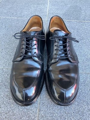 Alden Shoes Shell Cordovan 54331 V-Tip Lace-Up Modified Last Black Men ...