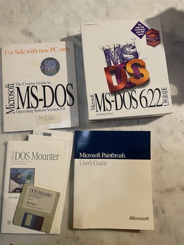 Microsoft DOS 6.22 Upgrade Big Box | eBay