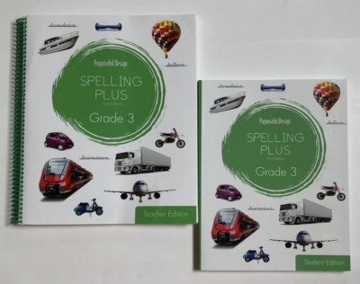 ACSI Purposeful Design 3rd Grade Spelling 3 Teacher Edition Student ...