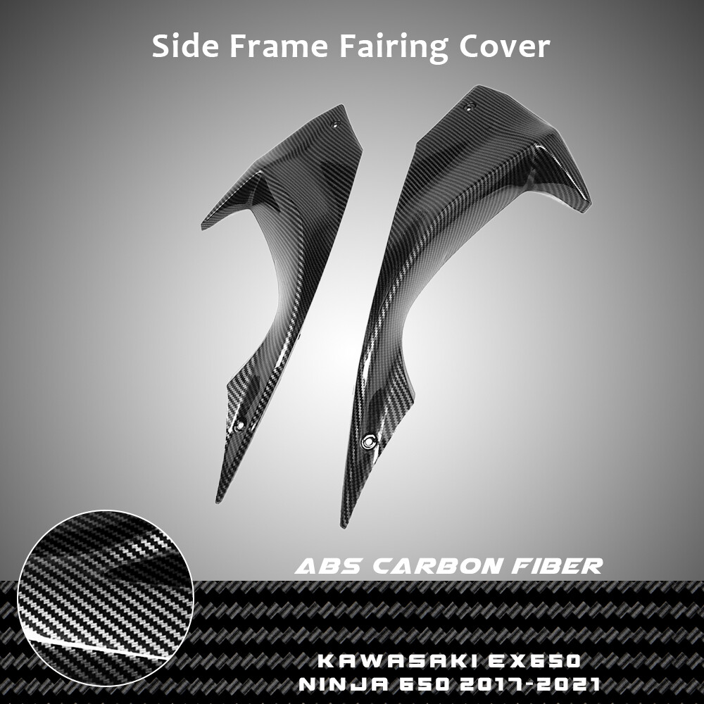 Fit For KAWASAKI EX650 NINJA 650 17-21 Side Frame Fairing Cover Carbon ...