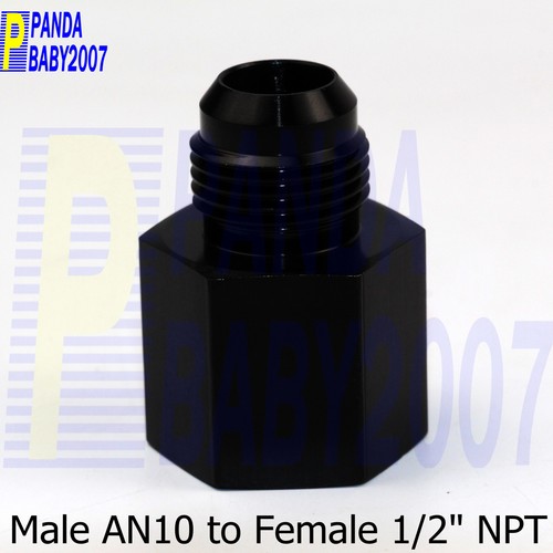 Straight Hose fitting Male AN10 -10 10AN 10-AN to Female 1/2" 1/2in 1-2 ...