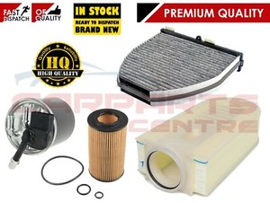 FOR MERCEDES E220 E250 CDI PREMIUM AIR OIL DIESEL FUEL FILTER SERVICE ...