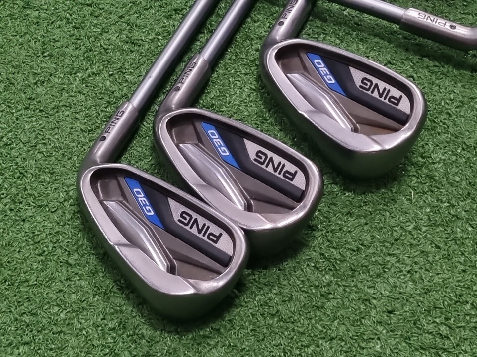 Ping G30 7-PW + U Wedge TFC Regular Flex Graphite Shafts - Black Dot | eBay