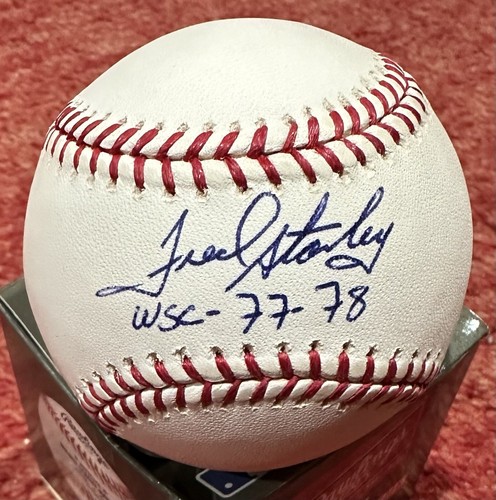 Fred Stanley Signed Autographed Official Major League Baseball | eBay