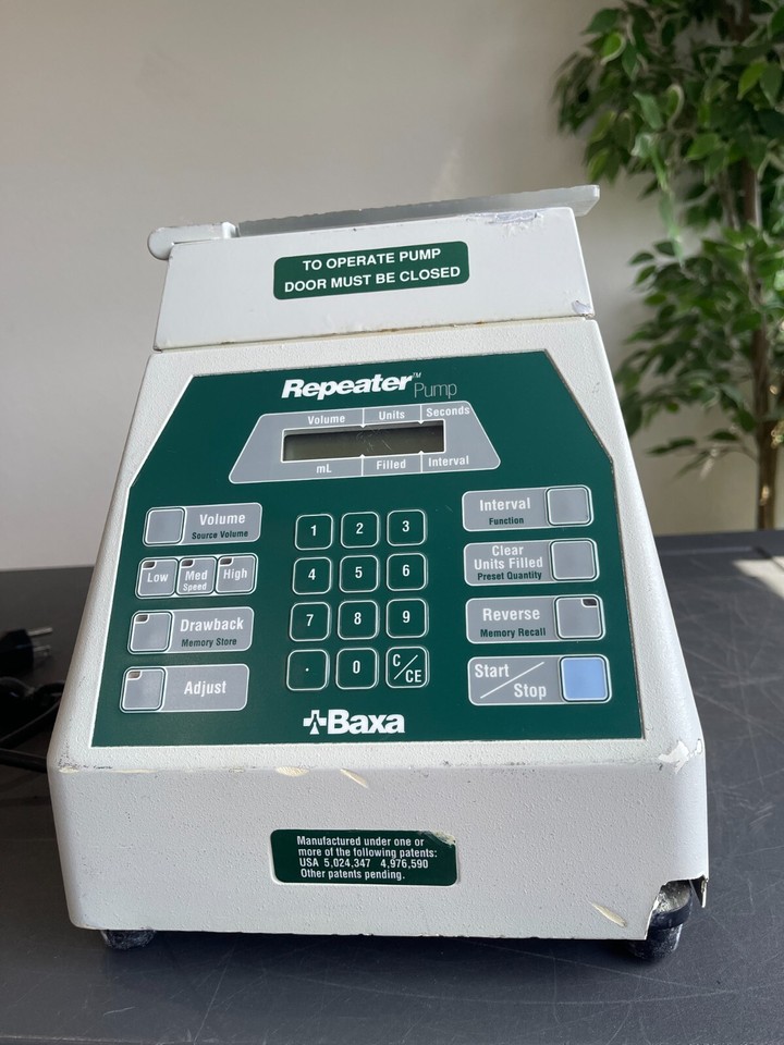 Baxter Repeater Pharmacy 099R Fluid Transfer Pump | eBay