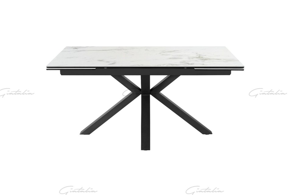 Phoenix Individual Extending White Ceramic Dining Table 160 - 240 cm ...