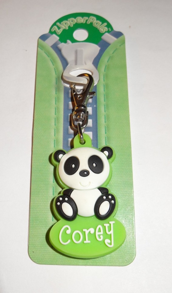 Zipper Pulls Kids Name Tag Zipper Pals ID Charm Backpack Bag Choose ...